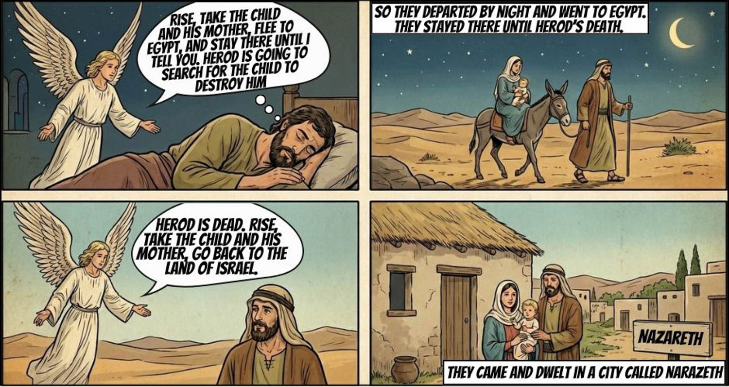 Neo Jeremiah ~ “THE HOLY FAMILY IN EGYPT” ~ Feast of the Holy Family of ...